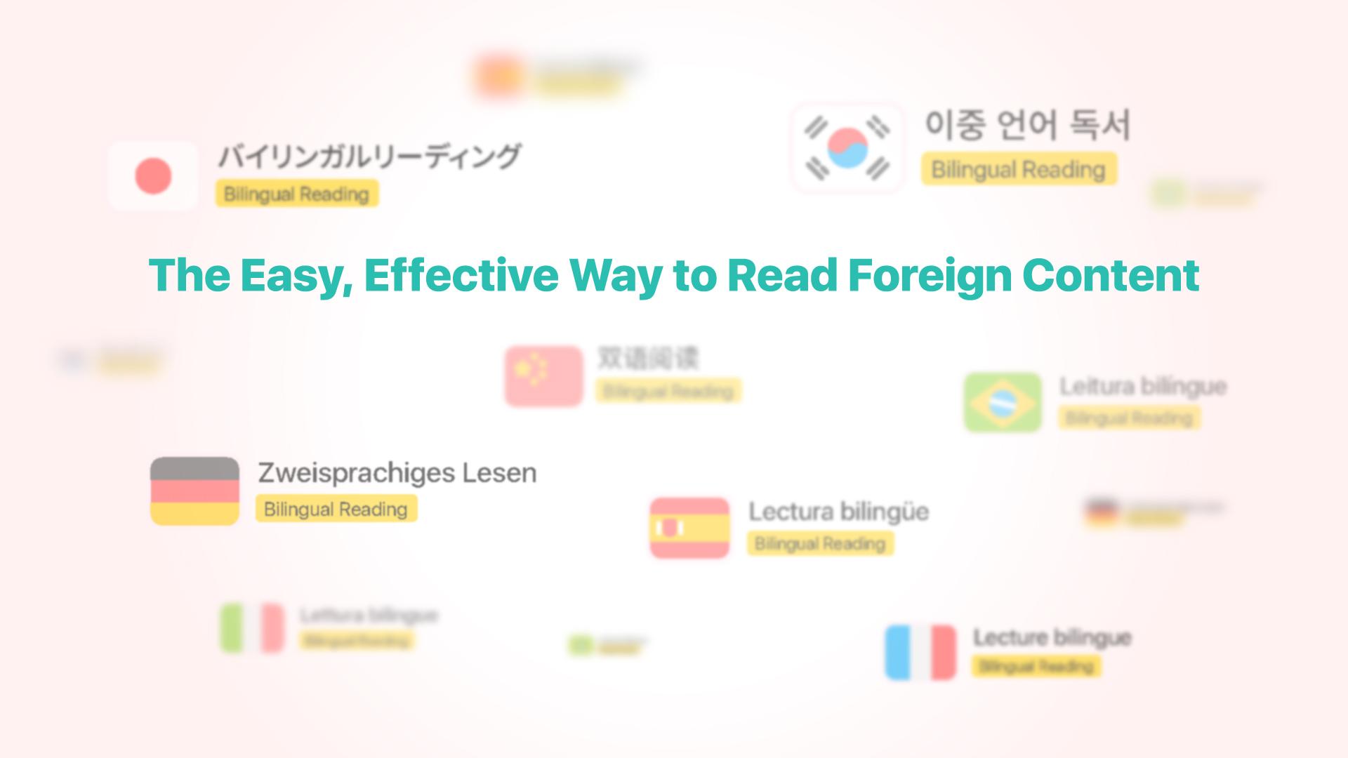 BiRead - An Easy Tool for Instant Bilingual Reading